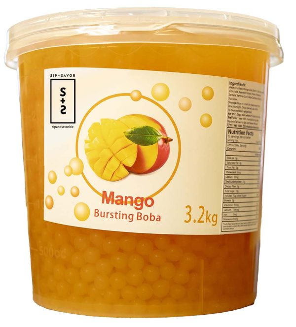 Sip and Savor Mango Bursting Boba 3.2 KG – Sip and Savor